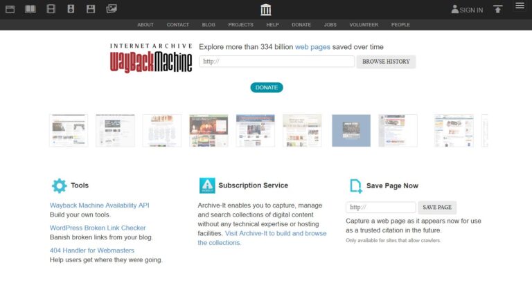 Internet Time Machine – What is it and How Does it Work?